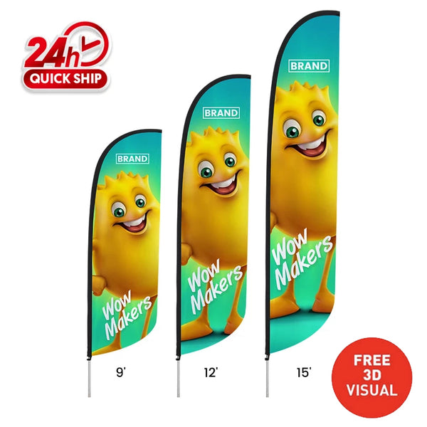 Premium Convex Flags – Fullypromoted